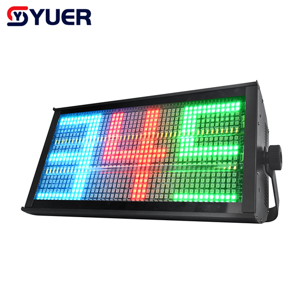YUER™️NEW LED135+30 Segments RGB 3in1 Strobe Light Voice Control DMX51 ...
