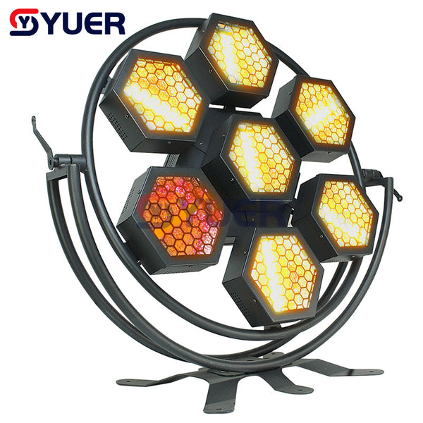 YUER™️ New Stage Light 7X100W LED Pixel Retro Light Background Light d ...