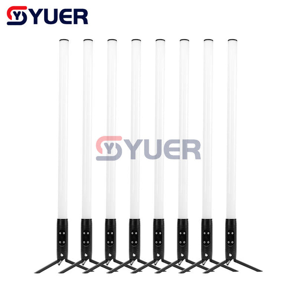 YUER™️ 8PCS 100cm RGB Battery LED Light Tube Waterproof IP54 Built-in ...