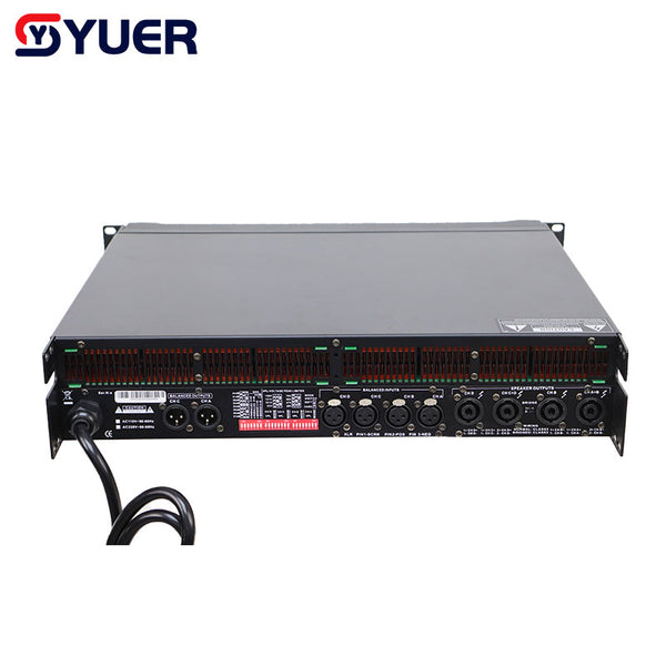 YUER™️ FP10000Q 2Ohms 2500W 4 Channel Amplificatore Line Array MPS Sub ...