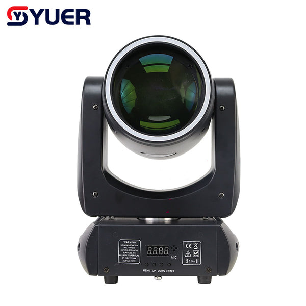 YUER™️ Mini 200W LED Moving Head Light Beam Spot 18 Rotating Prisms Wi ...