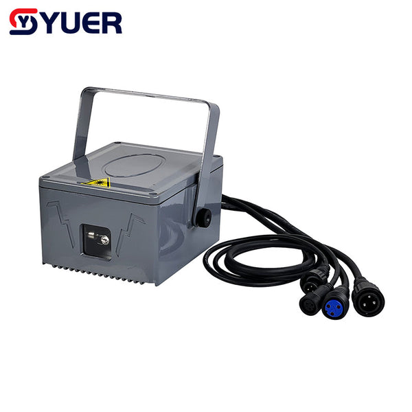 YUER™️ Outdoor Waterproof 3W 5W RGB Full color Laser Light Stage Show ...