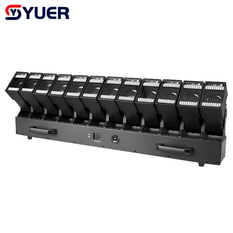 YUER™️ LED 12X60W RGBW 4IN1+auxiliary Light 5IN1 Moving Head Light Wit ...