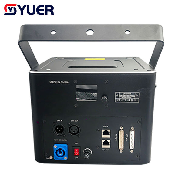 YUER™️ 10W Full Color Laser Light Beam Scanning Animation Pattern Effe ...