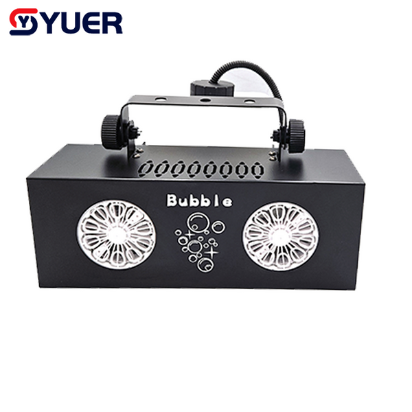 YUER™️Mini Double-headed Bubble Machine Stage Effect With Remote Contr ...